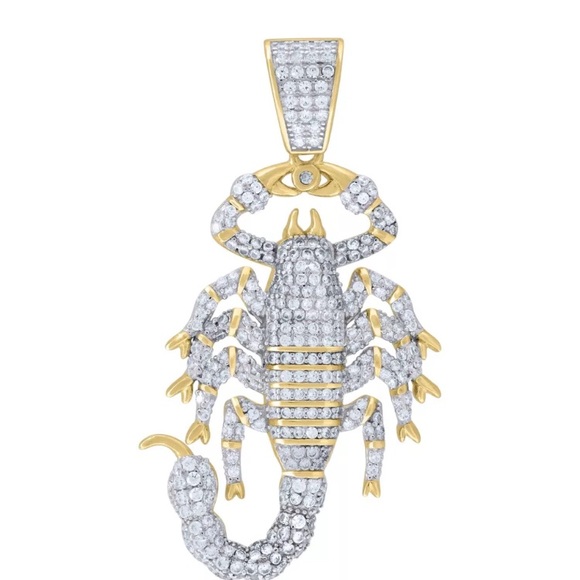 Silverine | Accessories | 925 Sterling Silver Scorpion Pendant Wrope ...
